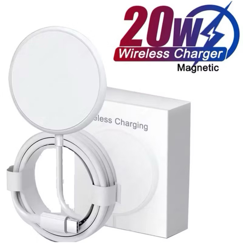 Jual MAGSAFE Magnetic Wireless Charger Lightning 20W Fast Charging ...