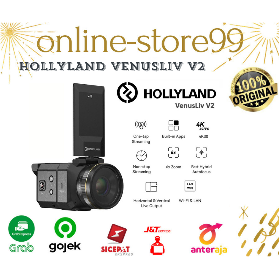 Jual Hollyland VenusLiv V2 Live Streaming Cam Venus Liv Stream Camera ...