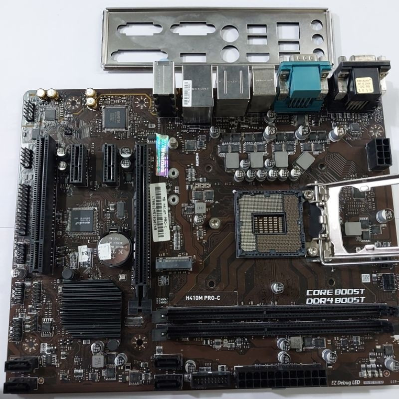 Jual mainboard motherboard intel socket 1200 MSI Wearnes H410 PRO-C ...