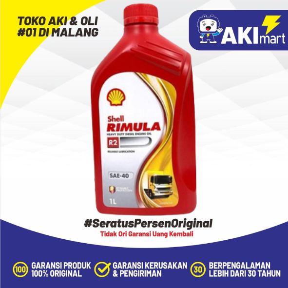 Jual Shell Rimula R2 15W40 1 LITER Oli Mesin Diesel | Shopee Indonesia