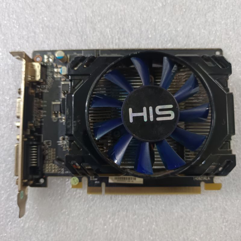 Jual vga card 2GB ddr5 64bit PCIe Express HIS Ati Radeon R7 250 bekas ...