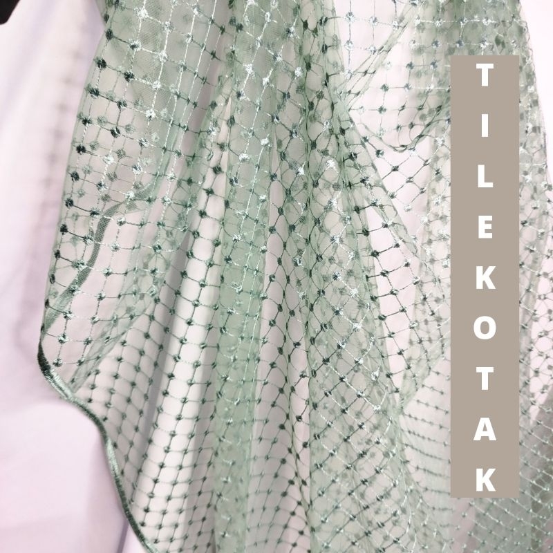 Jual Tulle Kotak/Tile Kotak/Tile Jaring | Shopee Indonesia