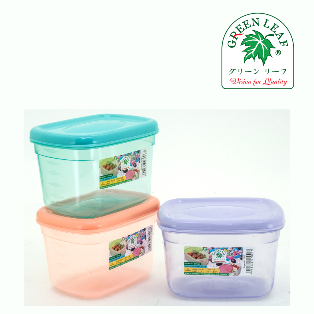 Jual Green Leaf Kotak Roti IMPERIAL 700ML (7006) | Shopee Indonesia