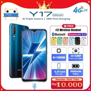 Jual HP VIVO Y17 Ram 8/256GB Smartphone 4G LET 6.35 inches Dual SIM ...