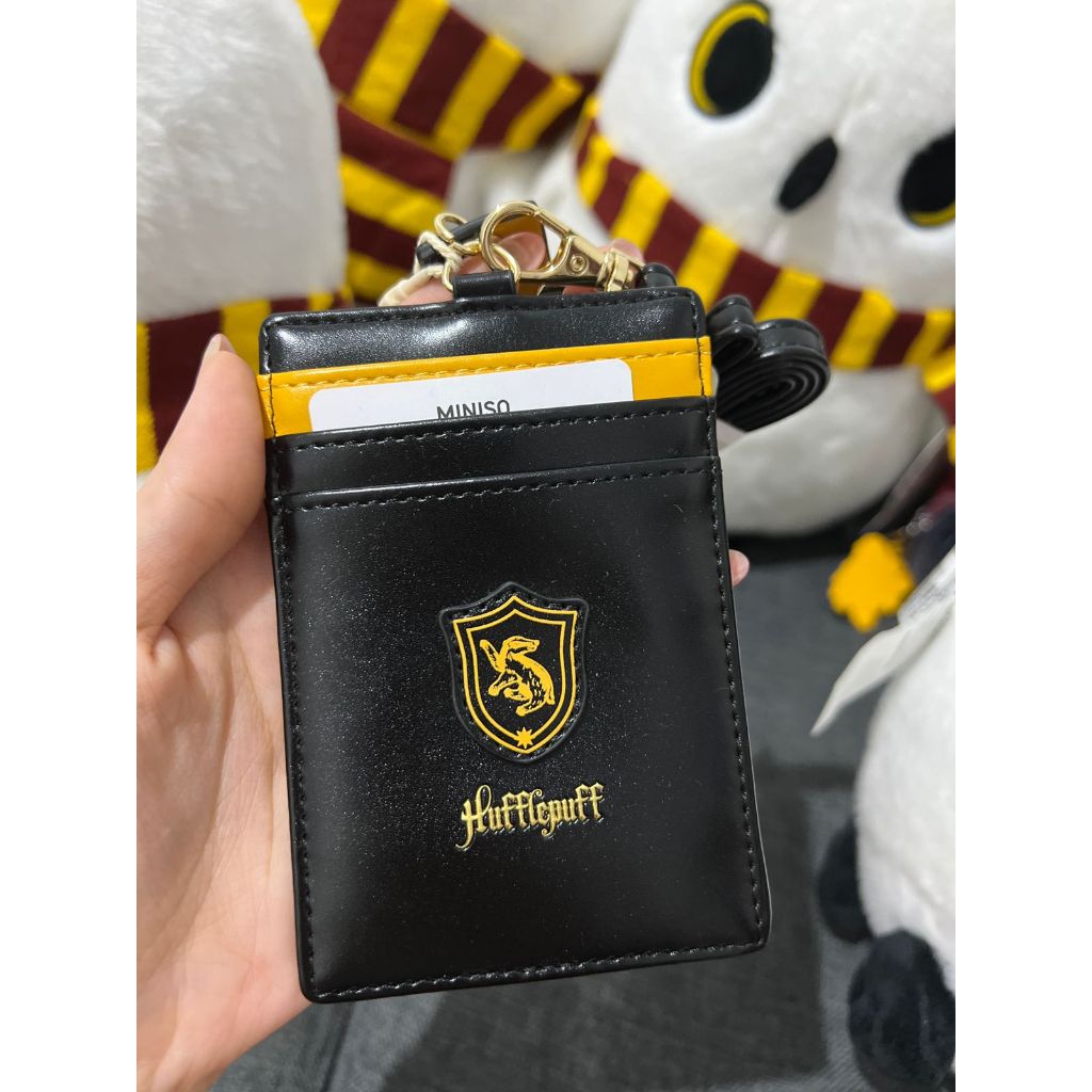 Jual Miniso x Harry Potter Lanyard Card Hufflepuff Black gantungan kartu ID Name Tag | Shopee ...