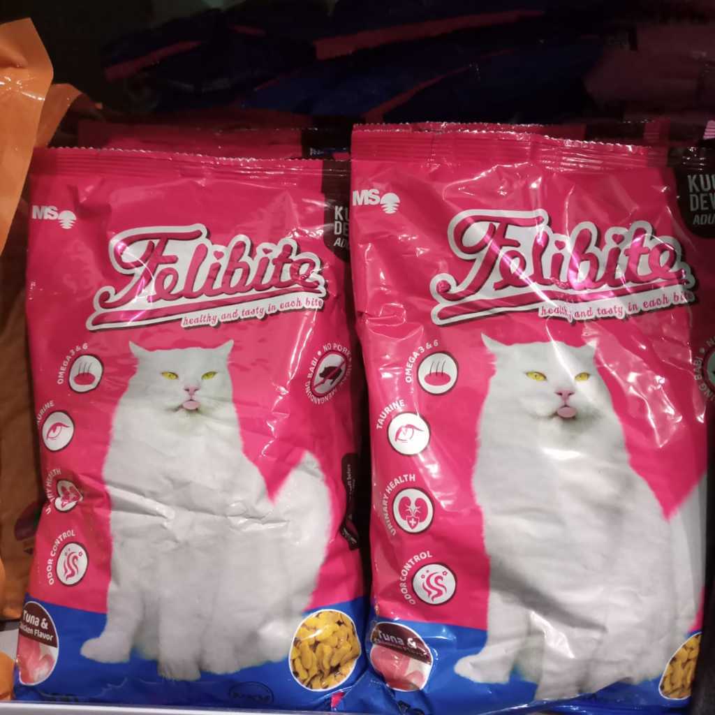 Jual felibite makanan kucing kering kemasan felibite all varian 500gr ...