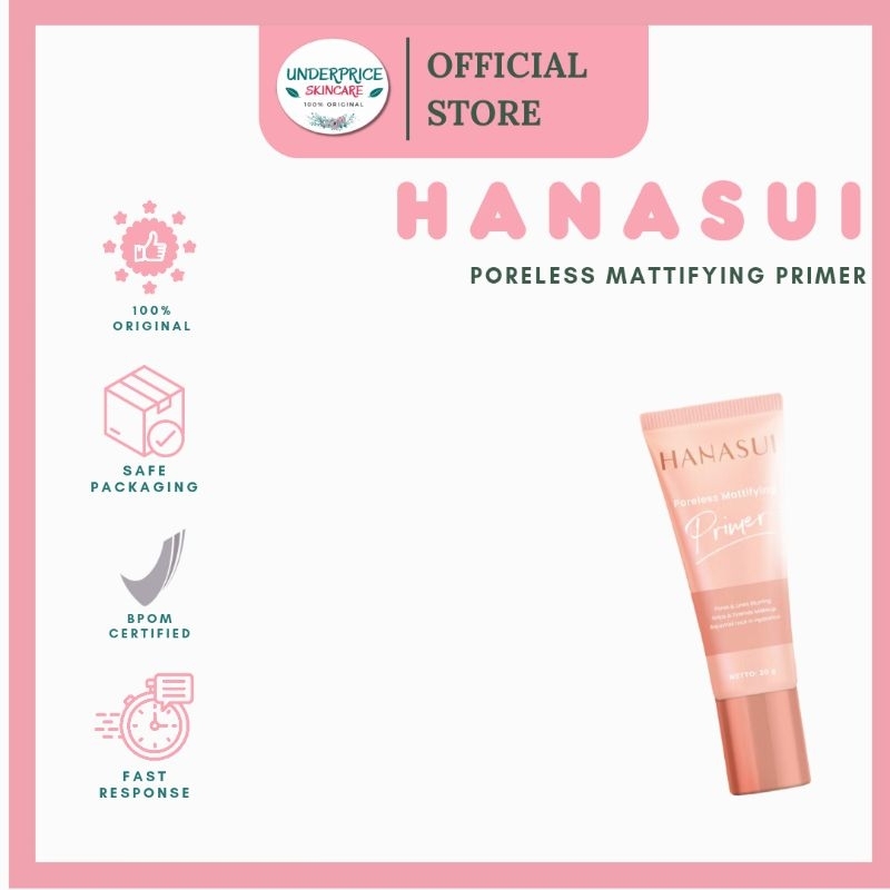 Jual HANASUI Poreless Mattifying Primer | Shopee Indonesia