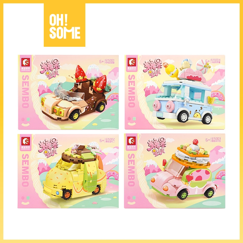 Jual OHSOME Block Mainan Rakit Brick Blok Susun 3D DIY SEMBO Seri Mobil ...