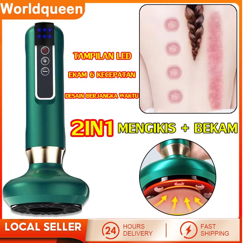 Jual alat bekam Lengkap Bekam elektrik Kerokan Multifungsi Seluruh ...