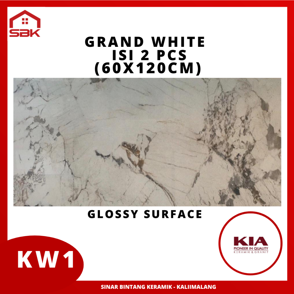 Jual Granit Lantai 60x120 Grand White | Shopee Indonesia