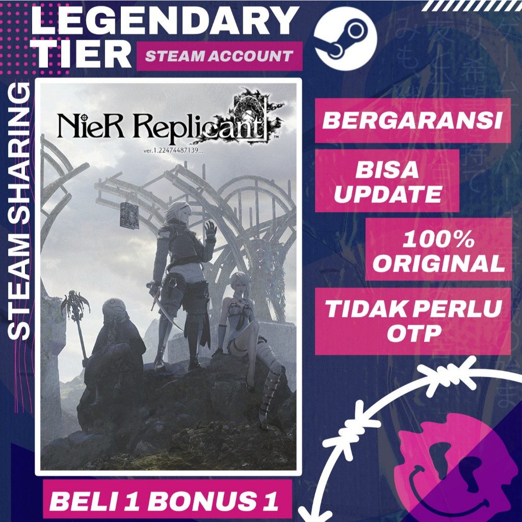 Jual NieR Replicant ver.1.22474487139 [Game Steam Original] | Shopee ...