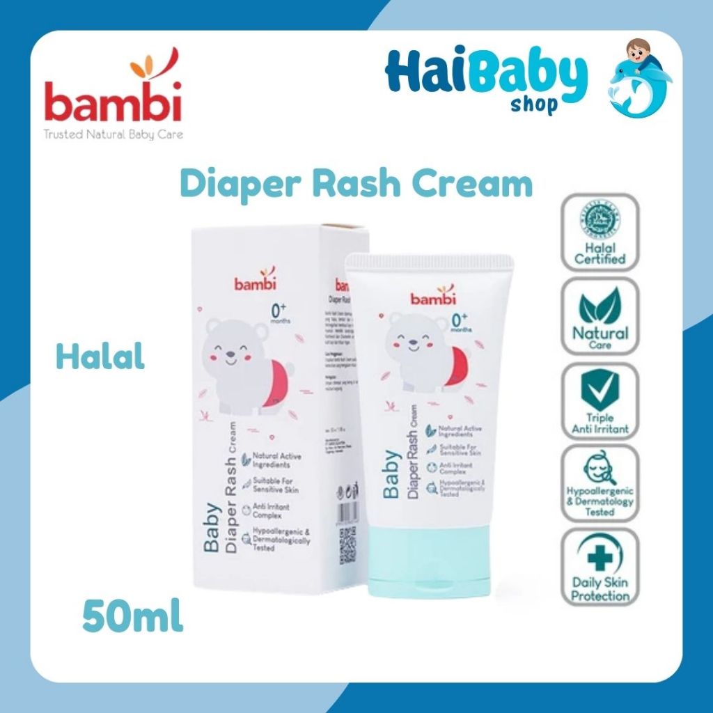 Jual Bambi Diaper Rash Cream 50ml | Shopee Indonesia