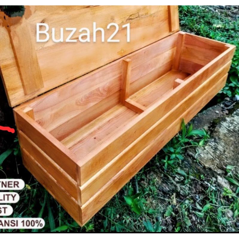 Jual Kotak penyimpanan WOODEN CRATE BOX KAYU JATI BELANDA SERBAGUNA ...