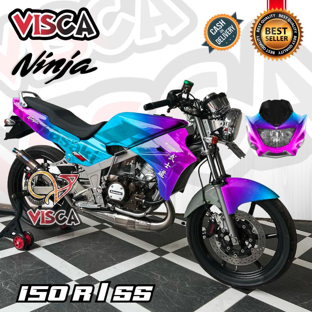 Jual Decal Ninja R 150 SS Old Full Body Stiker Ninja 150 R Full Body ...