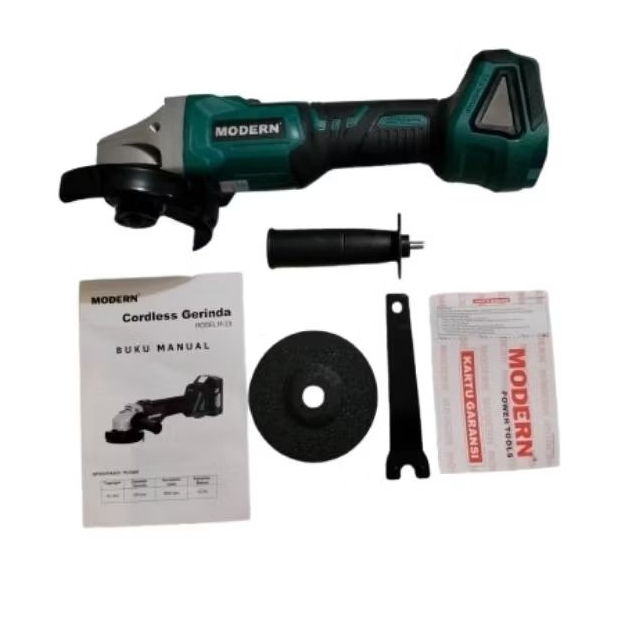 Jual Angle Grinder Cordless MODERN M23 TANPA BATERAI TANPA CHARGER ...