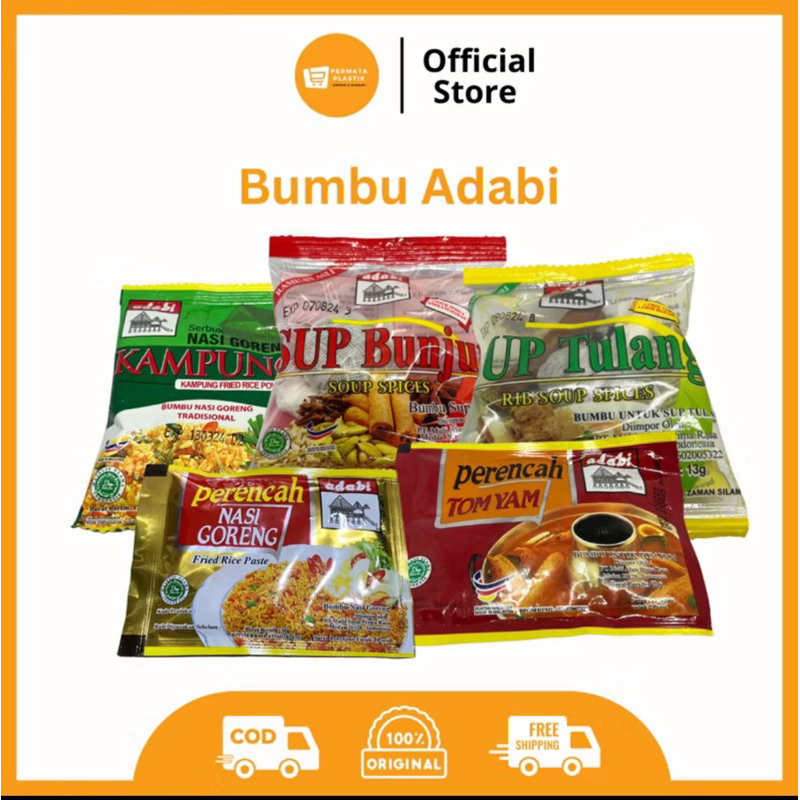 Jual Bumbu Adabi Malaysia Sup Tulang Sup Bunjut Perencah Nasi Goreng ...