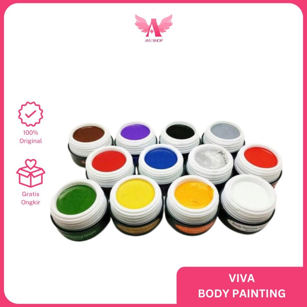 Jual Viva Body Painting Face Cat Tubuh Wajah Make Up | Shopee Indonesia