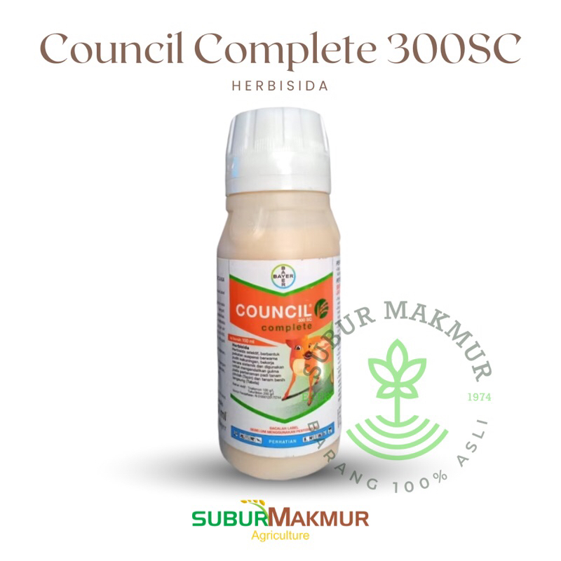 Jual Council Complete 300SC 100ml Herbisida BAYER INDONESIA | Shopee ...
