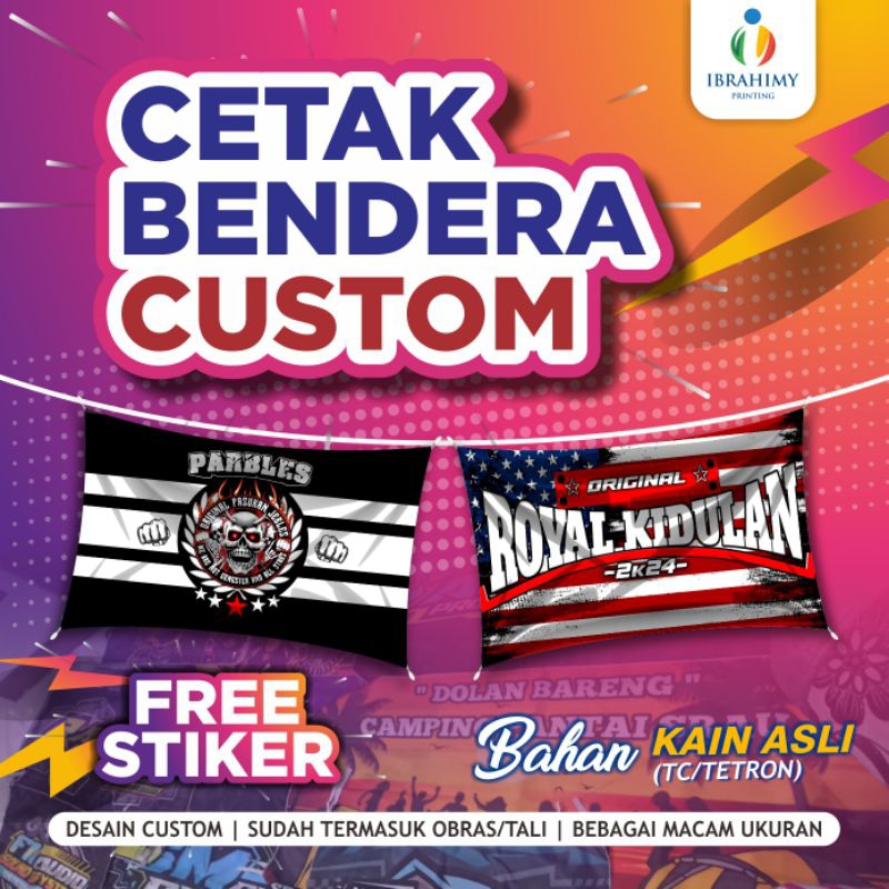 Jual Bendera custom, bendera komunitas, bendera sholawat, bendera sound ...