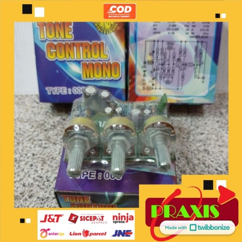 Jual Kit Tone Control Mono Type 006 Sinba | Shopee Indonesia