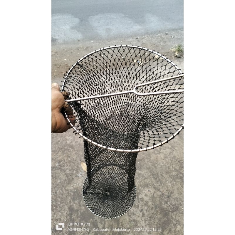 Jual KERAMBA RING STAINLISS LIPAT ATAS BAWAH 30 CM | Shopee Indonesia