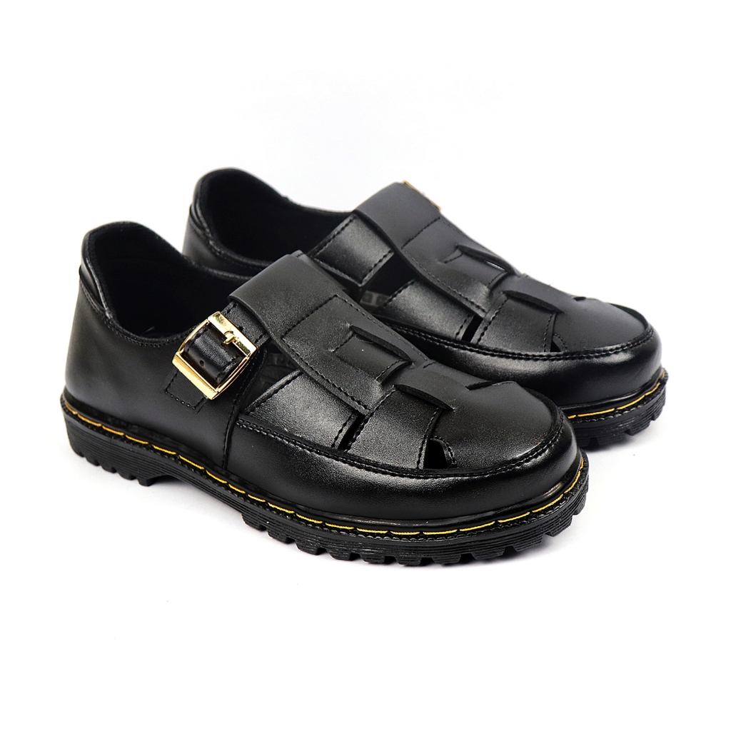 Jual Flazo Sepatu Pria Loafer Slop Hitam Dof Keren Kerja Outdoor ...
