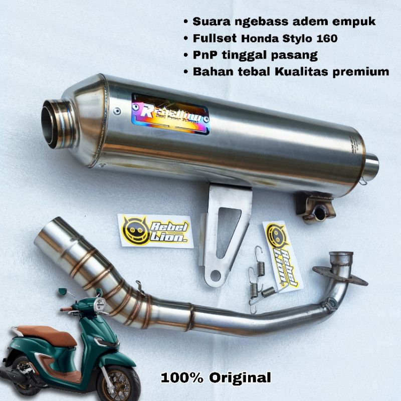Jual Knalpot standar racing Stylo njengat ndangak original rebellion ...