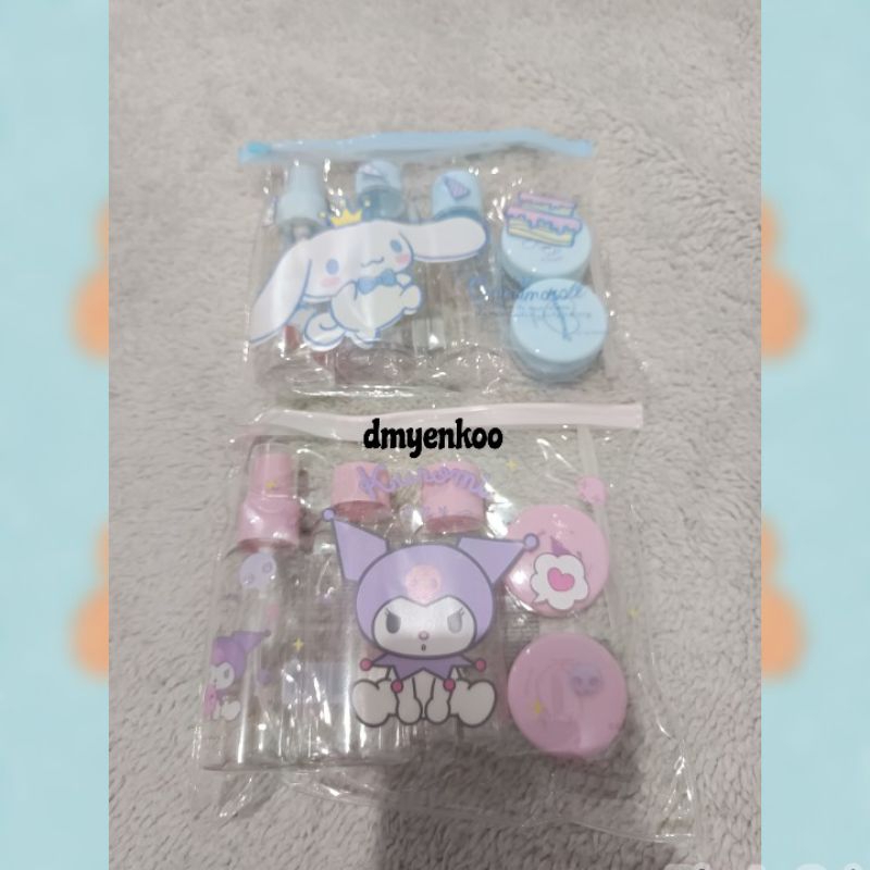 Jual Sanrio X Miniso Travel Kit Botol Spray 5pc | Shopee Indonesia