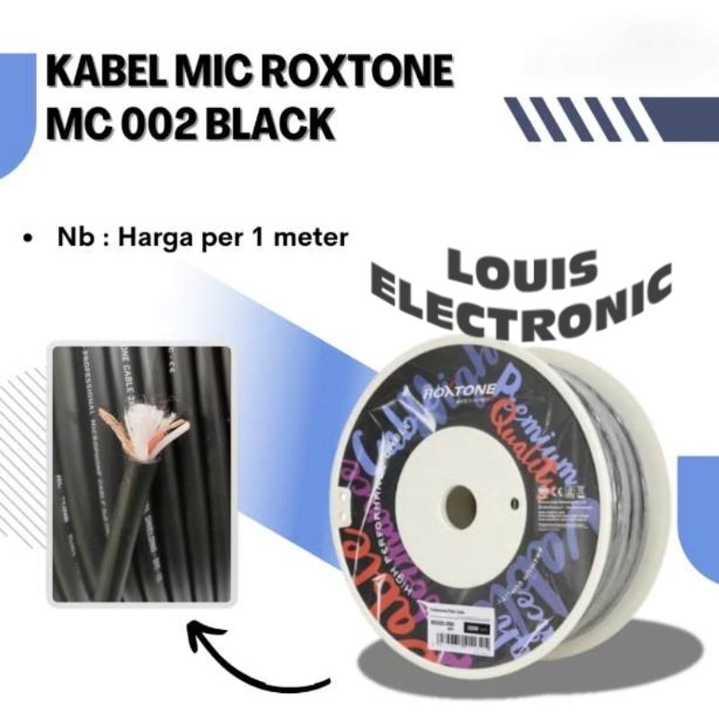 Jual Professional Kabel Mic Kabel Audio ROXTONE MC002 ORIGINAL Premium ...