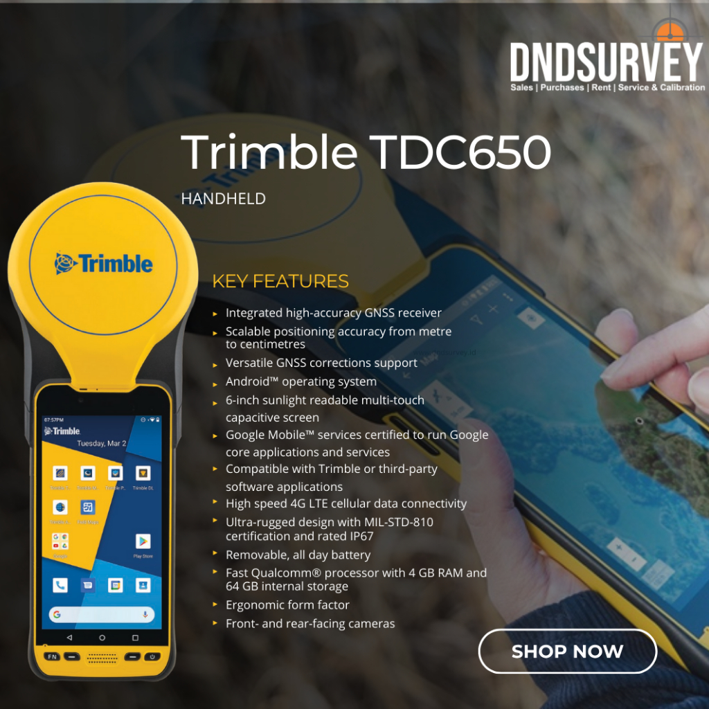 Jual Trimble TDC650 Gnss Handheld Baru Bergaransi | Shopee Indonesia
