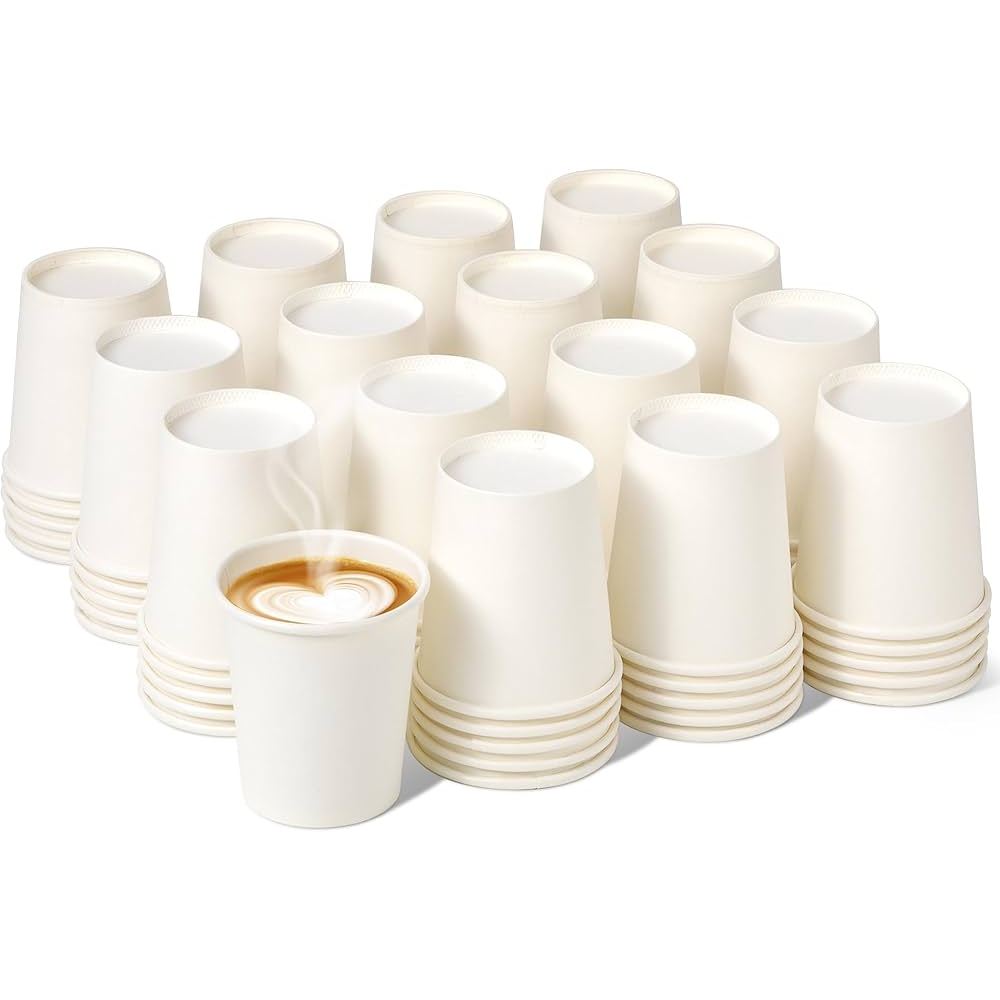 Jual Paper Cup ( per 50 pcs ) Cup Kertas Gelas Kertas Tahan Panas / Hot Cup Polos 4 Oz 6.5 Oz 9 ...