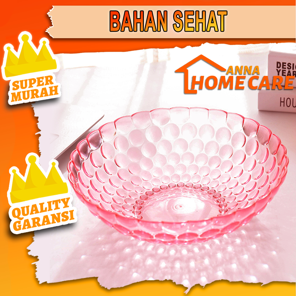 Jual MANGKOK BULAT/piring buah plastik/PIRING KRISTAL/Eatkit Food Tray ...