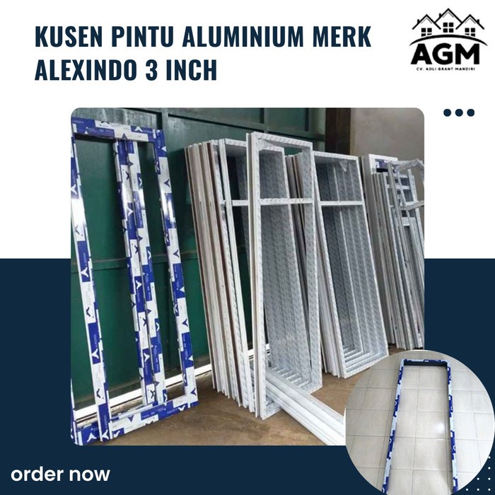 Jual kusen aluminium 3 inch merk alexindo untuk pintu kayu dan aluminium | Shopee Indonesia