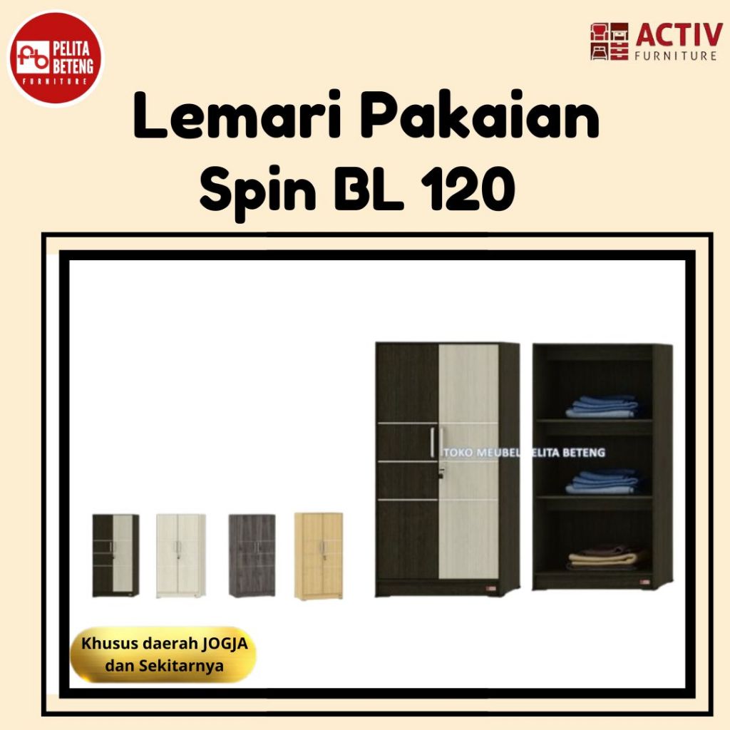 Jual Active Lemari Pakaian Spin BL 120 | Shopee Indonesia