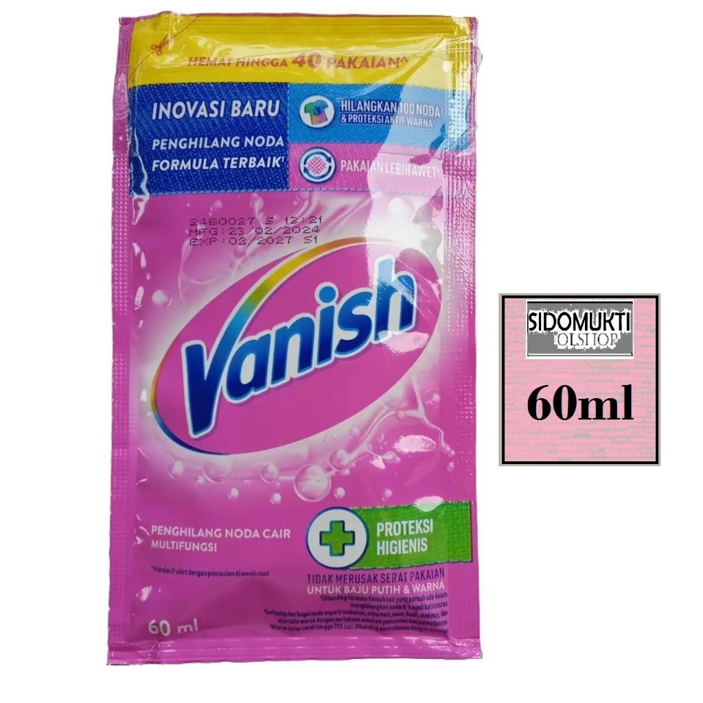 Jual Vanish saset 60ml ping pembersih noda membandel | Shopee Indonesia