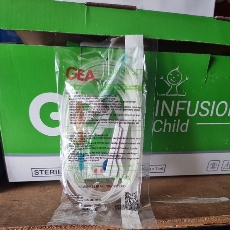 Jual Infuset Anak GEA Infusion Set Anak | Shopee Indonesia
