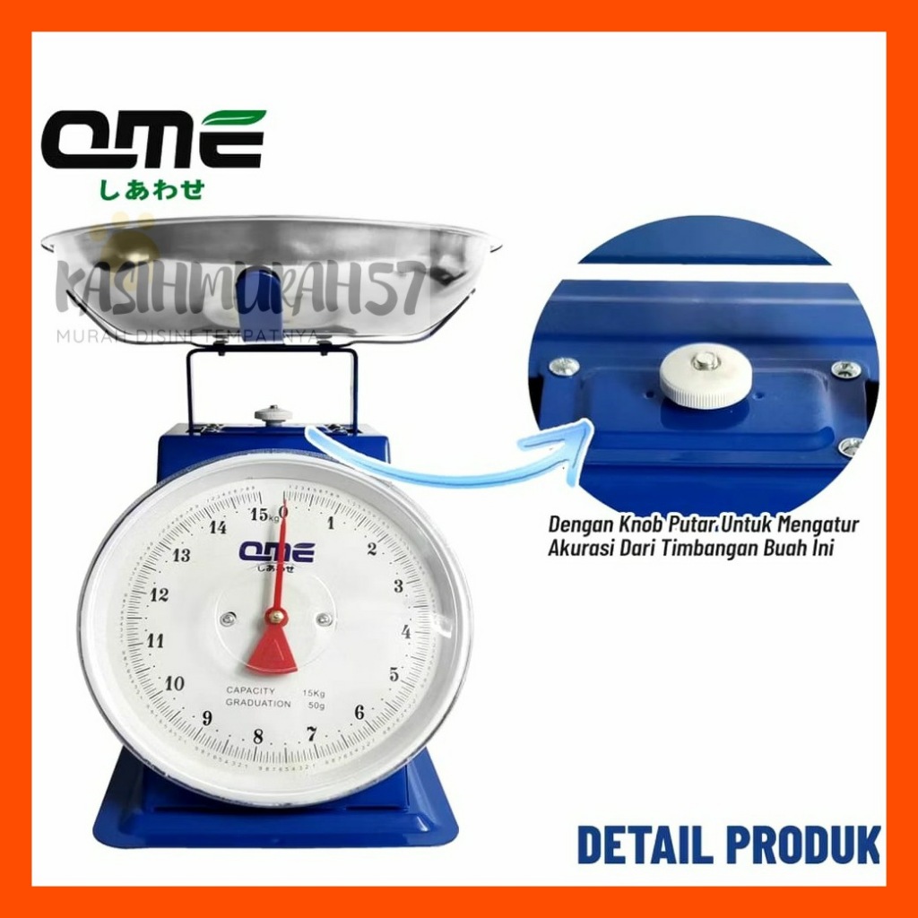 Jual TIMBANGAN BESI QME / TIMBANGAN BESI QME DUDUK / TIMBANGAN MANUAL / TIMBANGAN BUAH LAUNDRY ...