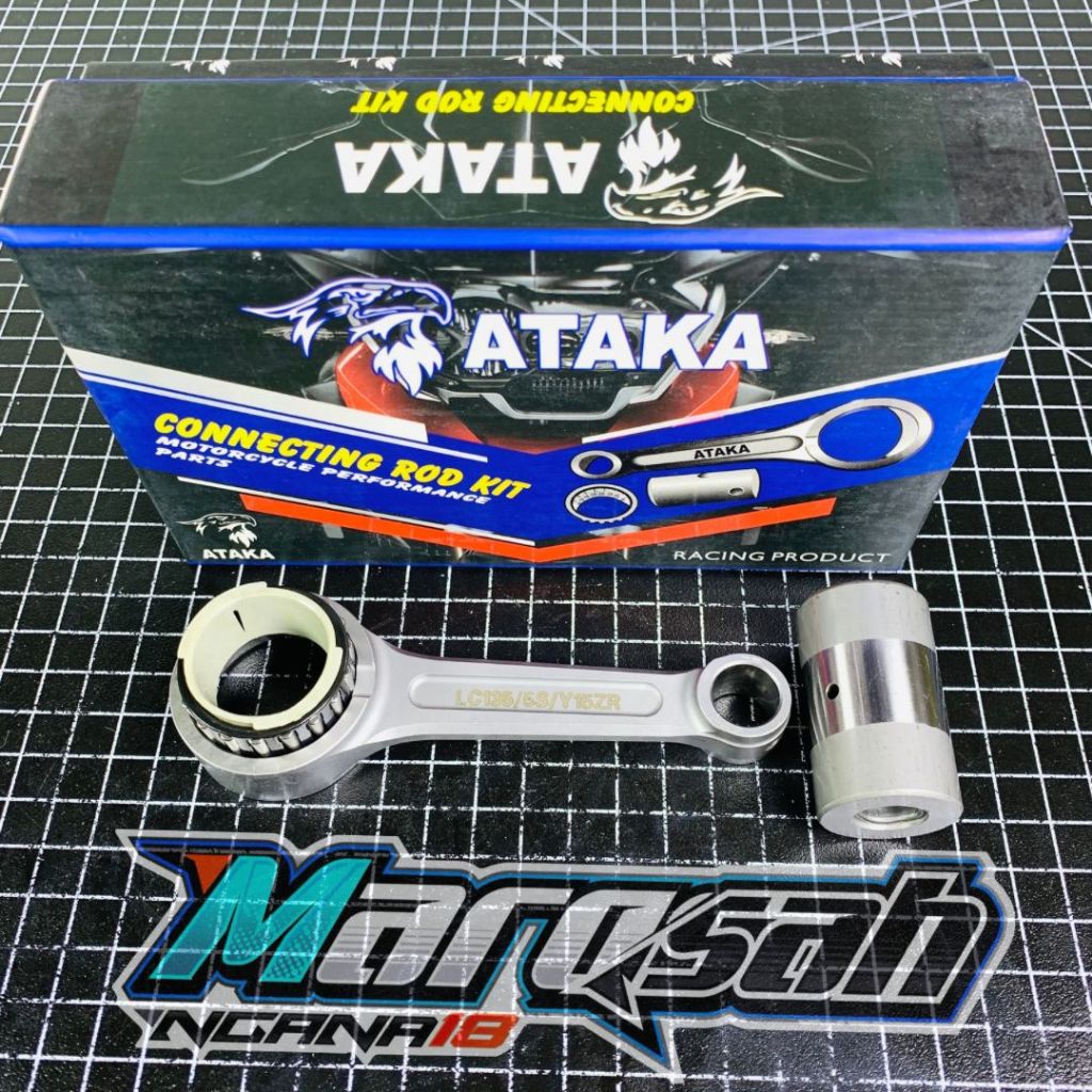 Jual STANG SEHER CONNECTING ROD ATAKA RACING FORGED MX KING MX NEW SONIC SUPRA GTR CBR 150 ...