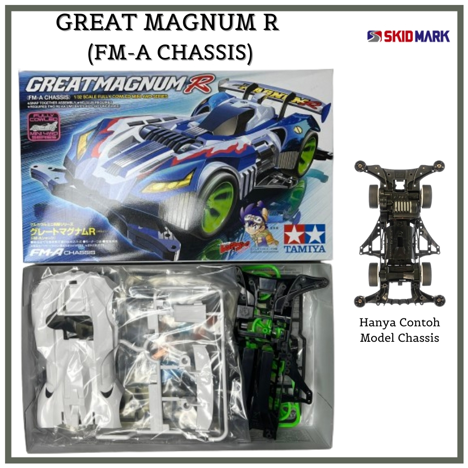 Jual Tamiya Mini 4WD - Great Magnum R FM-A Chassis (ORIGINAL) | Shopee ...