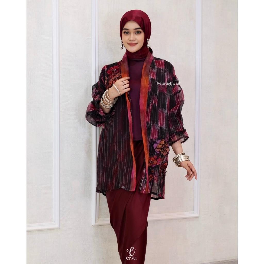 Jual Vyaza Outer Bodo Wine Black | EIWA | Shopee Indonesia