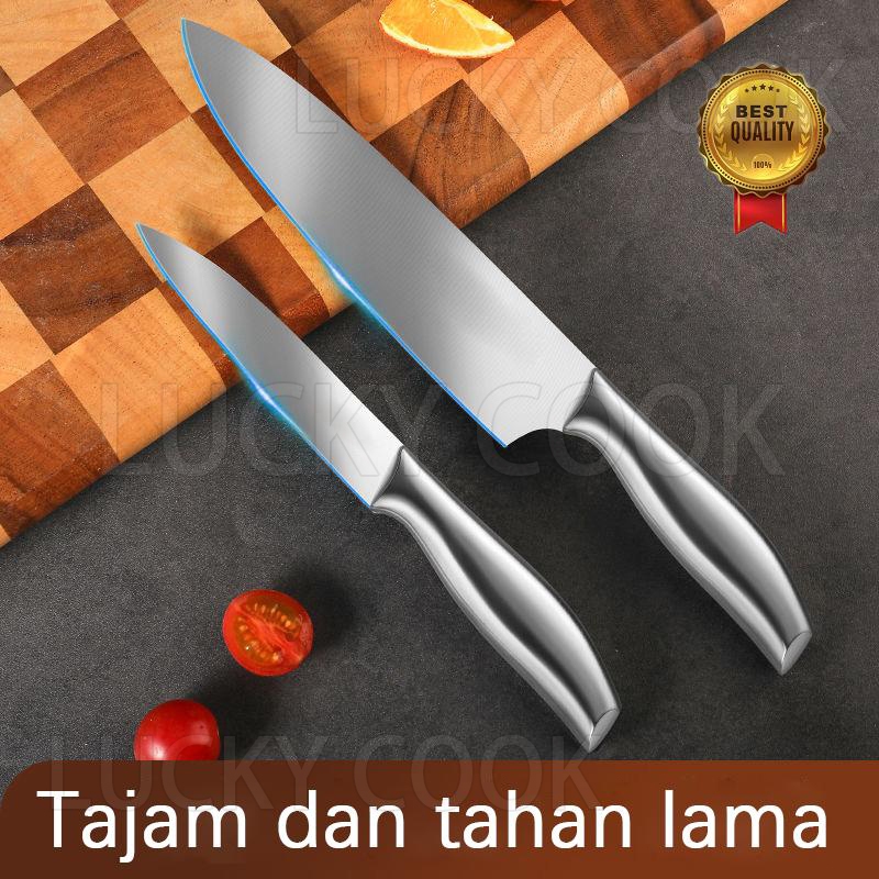 Jual Pisau Dapur- Tajam Kitchen Chef Knife - Stainless Steel Pisau 5/6 ...