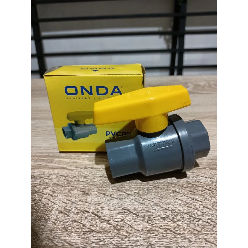 Jual ONDA PVCBV PVC BV BALL VALVE STOP KRAN AIR 1/2 DAN 3/4 INCH Ball Valve PVCBV 1/2" 3/4" Onda ...