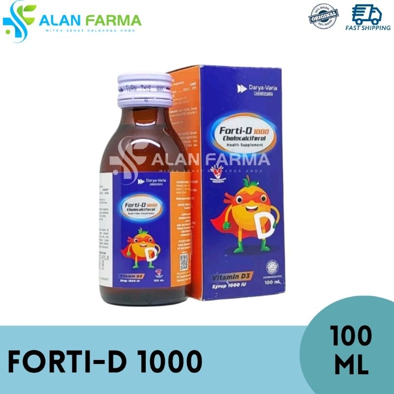 Jual Forti-D 1000 iu Sirup | Forti D 1000 sirup | Vitamin D3 1000 iu ...