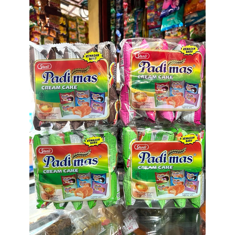 Jual Padimas Cream Cake (Bolu Isi) 9gr (1 Pak isi 10pcs) | Shopee Indonesia