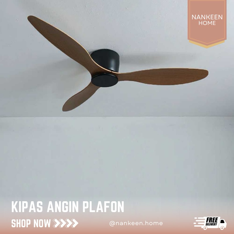 Jual nankeen shop - Kipas Angin Gantung Plafon Minimalis Putih Hitam ...