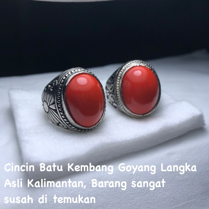 Jual Cincin Batu Kembang Goyang Langka dan Asli dari Kalimantan ...