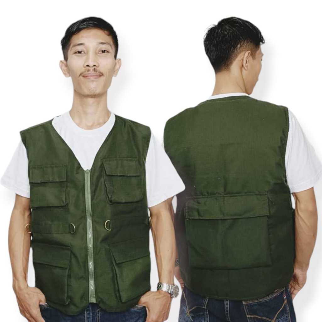 Jual Rompi Pria - Vest Tactical / Rompi Bikers / Rompi Motor Anti Angin ...