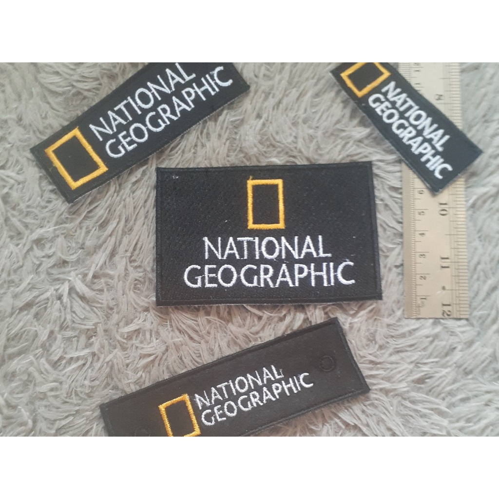 Jual Patch Bordir National Geo, emblem bordir, badge national geo,INGEN ...