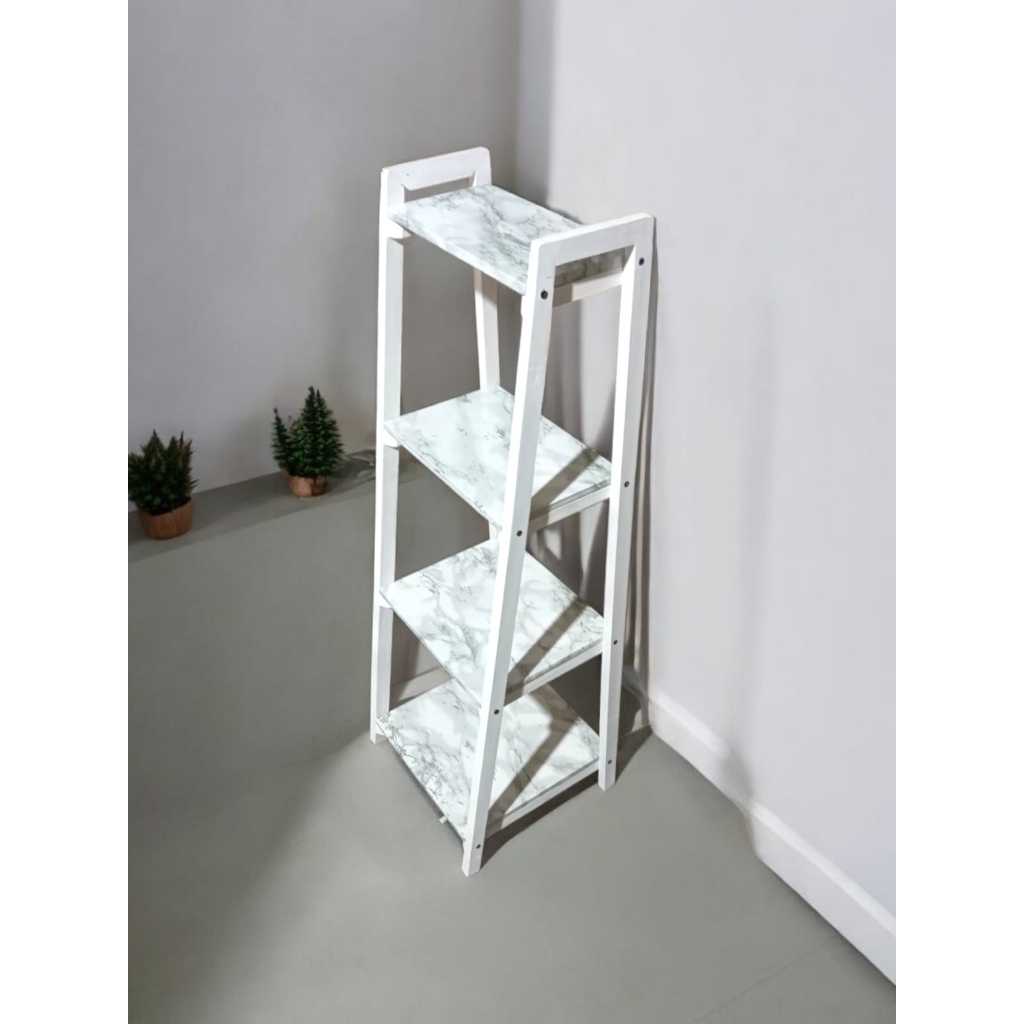 Jual RAK SUSUN SERBAGUNA rak kayu aesthetik rak minimalis rak susun 4 ...