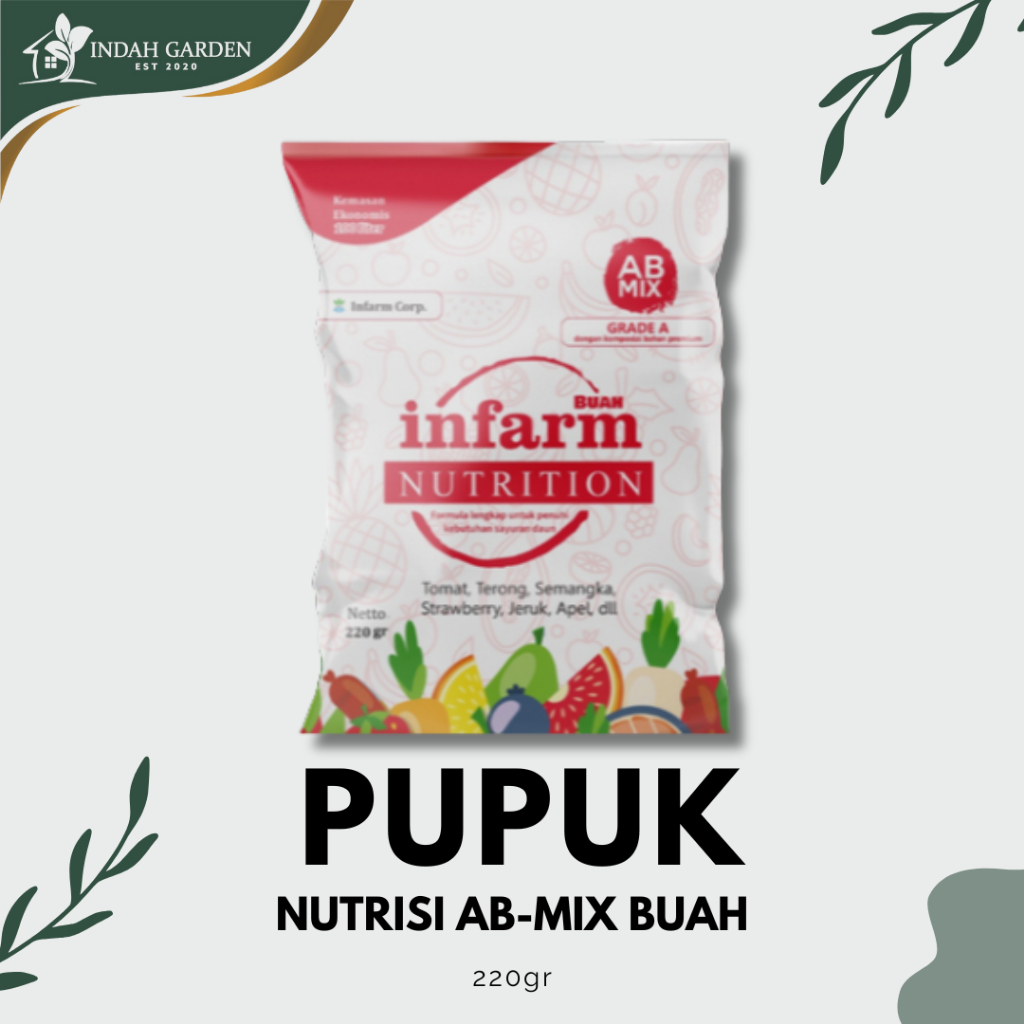 Jual INFARM - Nutrisi Ab Mix Buah Untuk 1 Liter Pupuk Konvensional ...